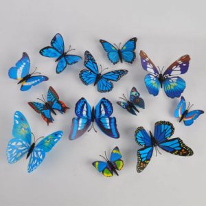 3D leptiri plavi šareni – Luma shop