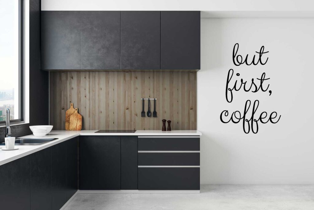 Naljepnica But first coffee - Luma shop